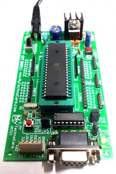 8051 Microcontroller Board with ZIF Socket - 8051 Kit - MY TechnoCare