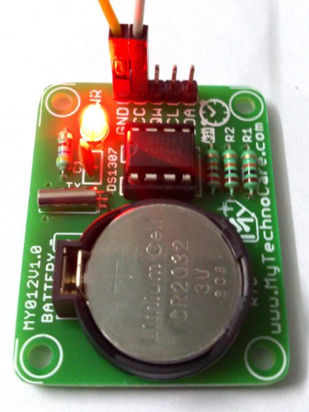 DS1307 RTC Module | Real Time Clock Circuit For Microcontroller - MY ...