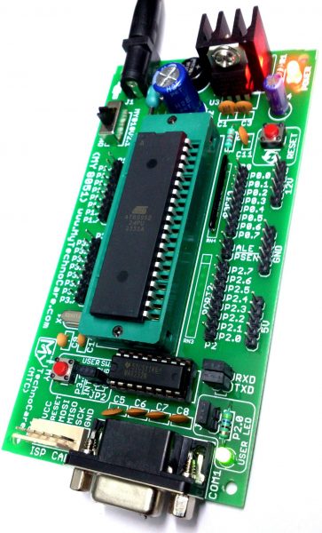 8051 Microcontroller Board with ZIF Socket - 8051 Kit - MY TechnoCare