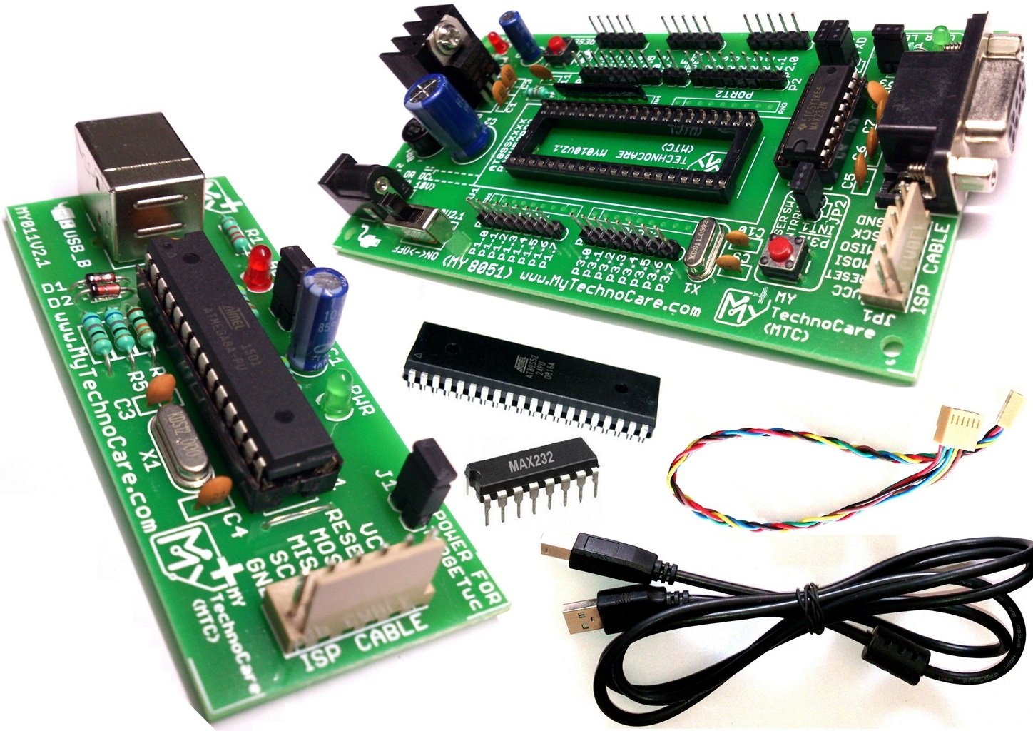 8051 Development Board With USB Programmer - MY TechnoCare