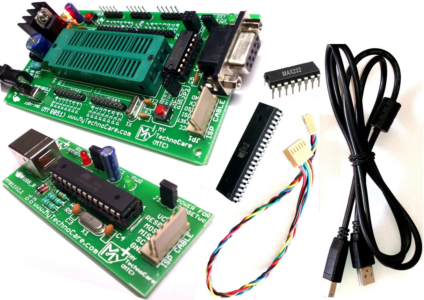 8051 Microcontroller Development Board Circuit Diagram