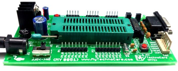 8051 Development Board Price in india With ZIF Socket - MY TechnoCare