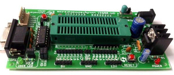 8051 Development Board Price in india With ZIF Socket - MY TechnoCare