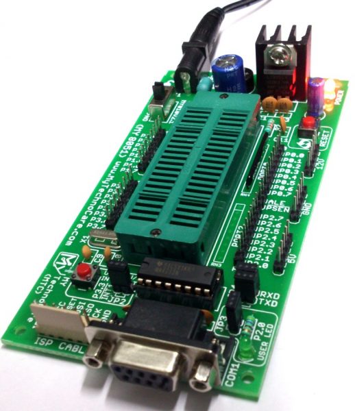 8051 Development Board Price in india With ZIF Socket - MY TechnoCare