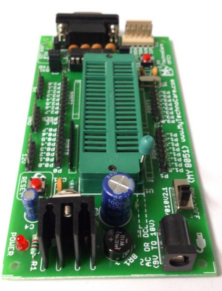 8051 Development Board Price in india With ZIF Socket - MY TechnoCare