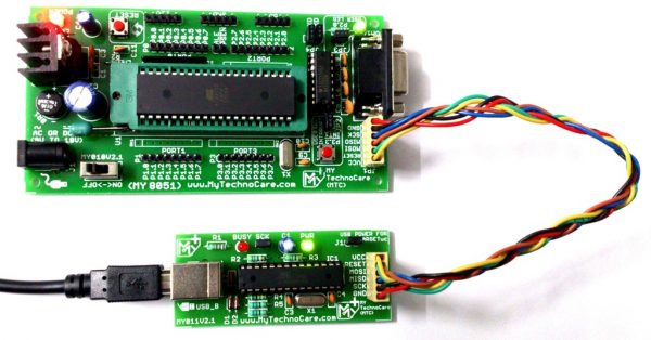 LCD Interfacing with 8051 Development Board 16x2 - MY TechnoCare