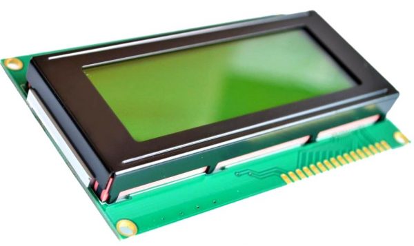 20x4 Character LCD Display Black on Yellow/Green JHD204A,HD44780 Buy Online