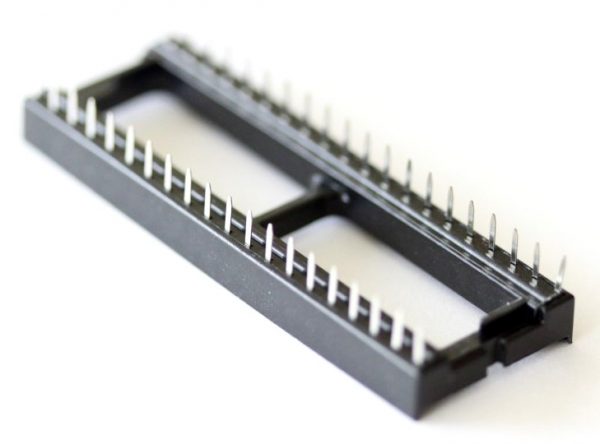 40 Pin IC Base | 40Pin ic Socket DIP Package with 89s52 Chip 8051 ...